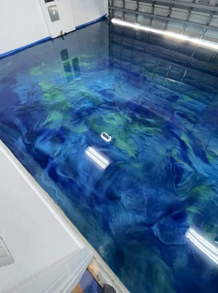 Metallic Epoxy Flooring by Universal Flooring Solutions, Florida