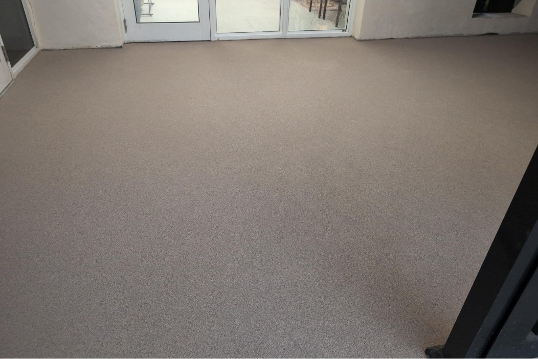 Epoxy Quartz Flooring by Universal Flooring Solutions, Florida