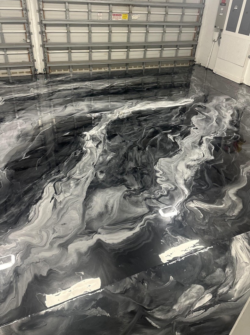 Metallic Epoxy Flooring by Universal Flooring Solutions, Florida